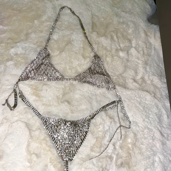 Dolls Kill | Swim | Rhinestone Bikini | Poshmark